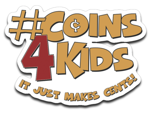 Coins 4 Kids - Sticker – ArtedCrafted.com